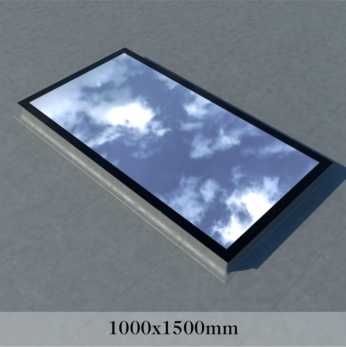 TRIPLE GLAZED SKYLIGHT 1000 x 1500 mm – Next Day Rooflights