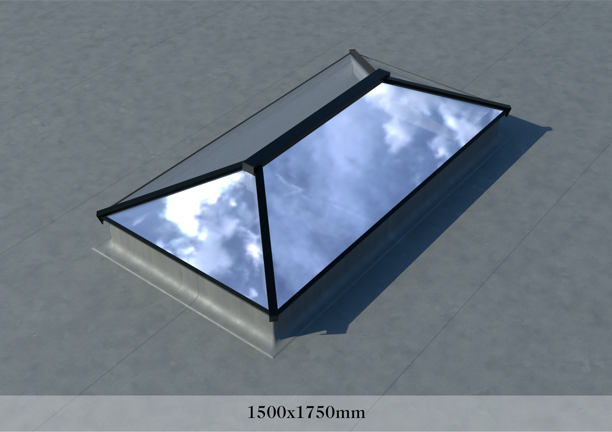 Contemporary Roof Lantern 1500 x 1750mm – Next Day Rooflights